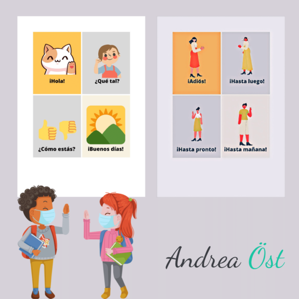 INFOGRAFÍA sobre los diferentes saludos en español - Andrea Ostele
