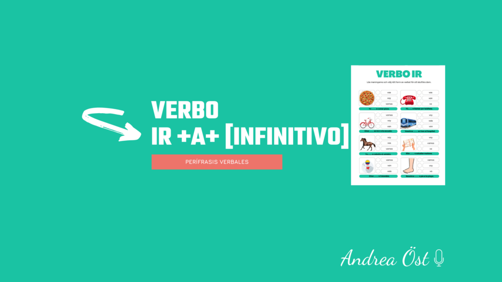 Ir + a + Infinitivo: Enseñando el futuro cercano en español. - Andrea ...